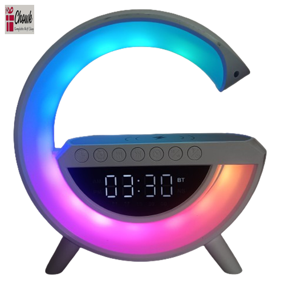 G Shape Bluetooth Speaker with Wireless Charging, FM Radio, AM Radio ...